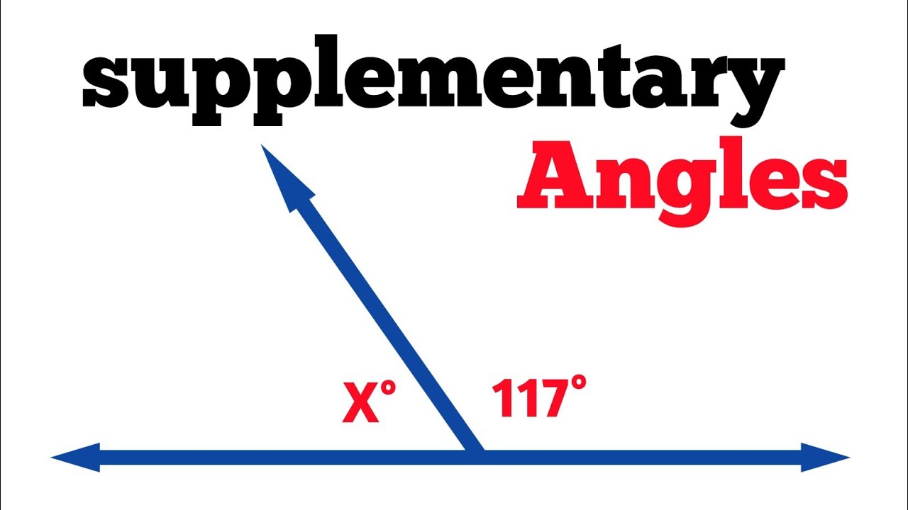 Solving Problems Involving Supplementary Angles with Algebra | Basic Geometry - YouTube