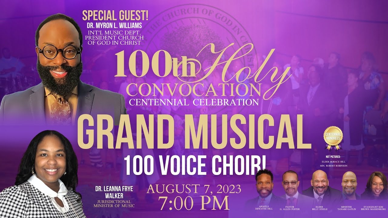 100th Holy Convocation - MONDAY NIGHT - GRAND MUSICAL - YouTube