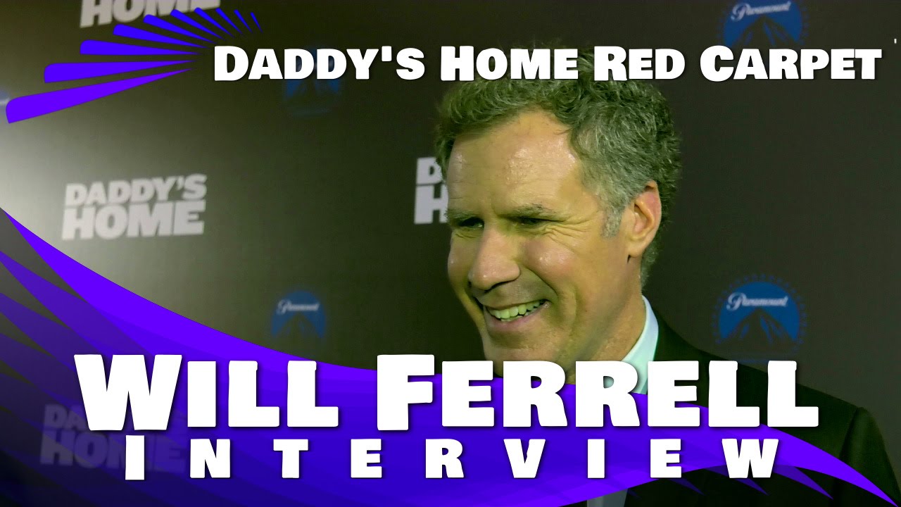 Will Ferrell Interview Daddy's Home Red Carpet - YouTube