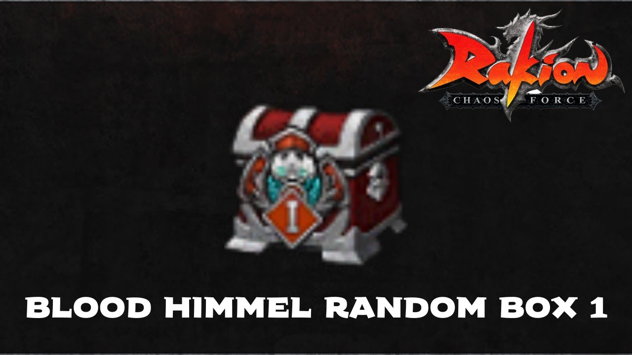 Rakion - Blood Himmel Random Box 1 - YouTube