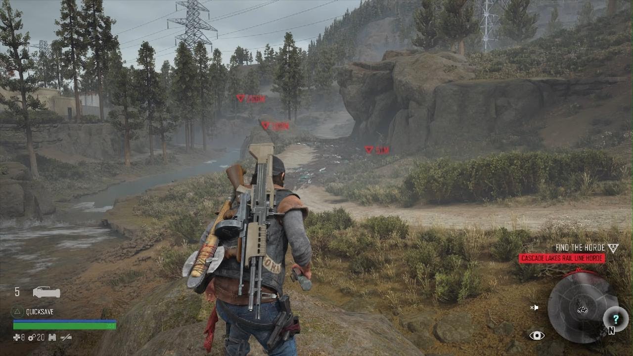 DAYS GONE Cascades Railroad Horde - YouTube