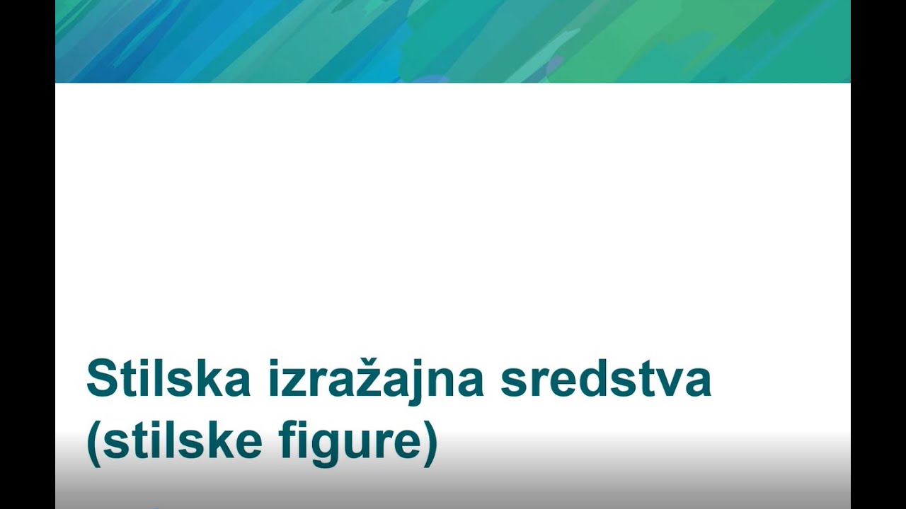 Stilske figure 1: figure dikcije, figure konstrukcije i figure riječi ...