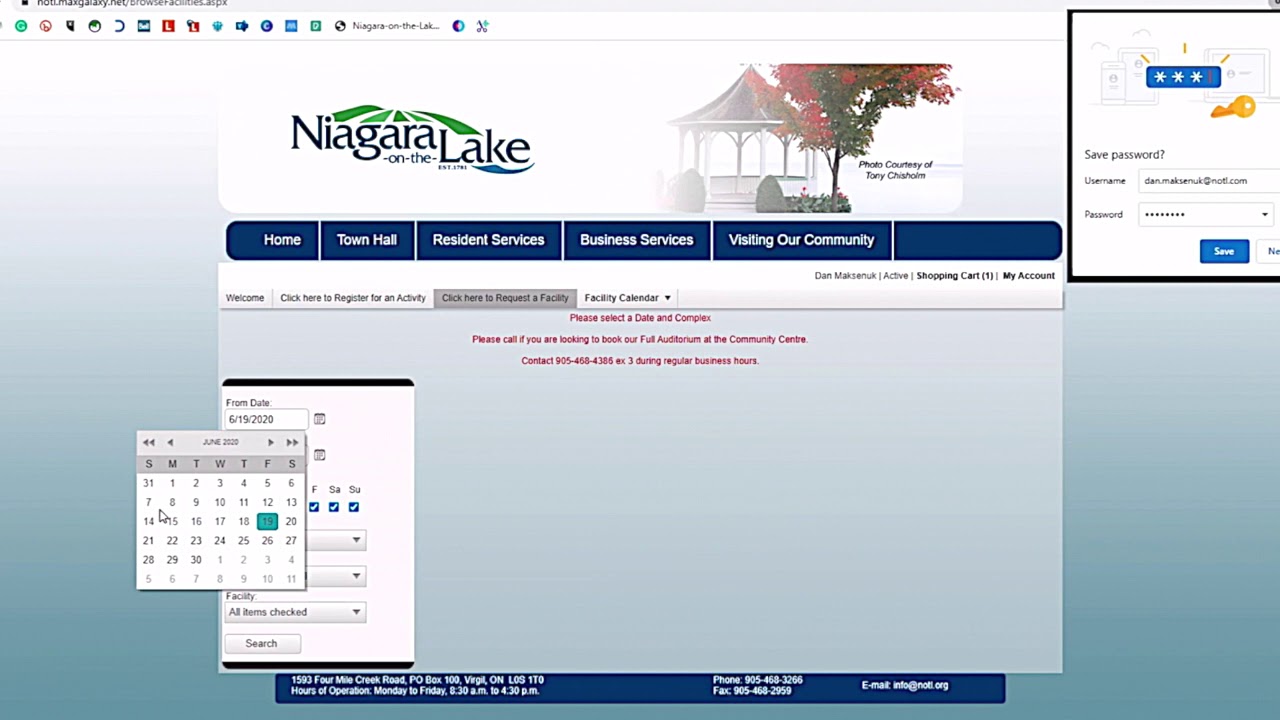 How to Register for a Lane Swim at the Niagara Pool in Niagara-on-the ...