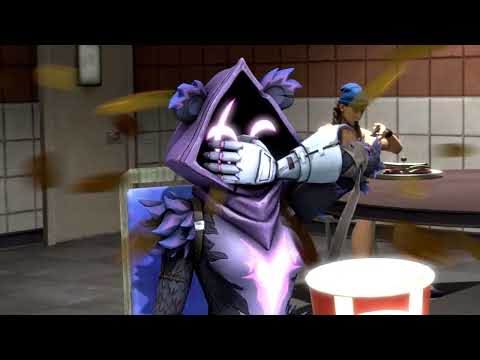Raven Team Leader Eats Chicken and Is Happy [SFM]