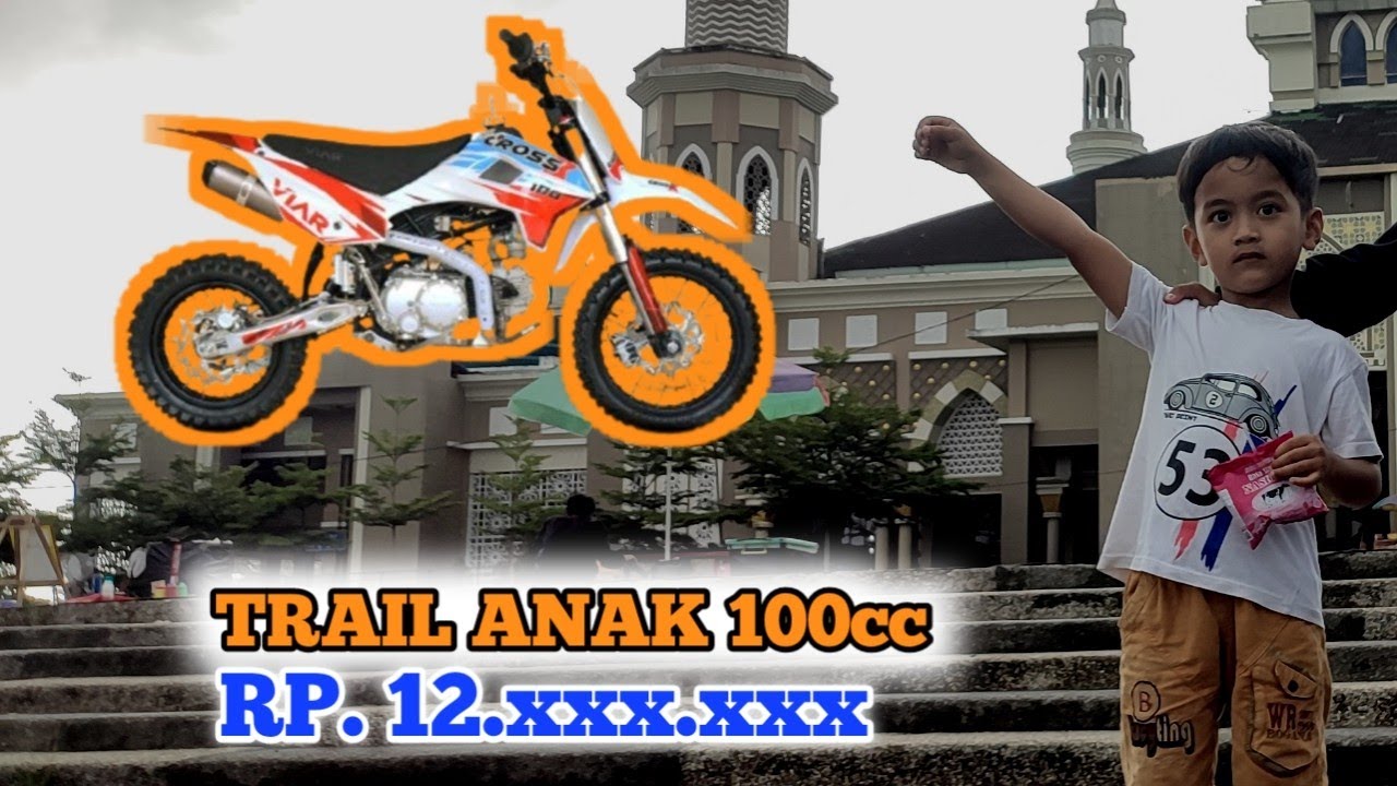 Pen4mpakan MINI MOTO TRAIL VIAR 100cc - YouTube