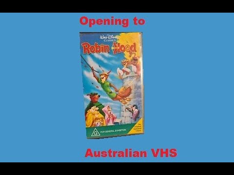 Opening to Robin Hood Australian VHS