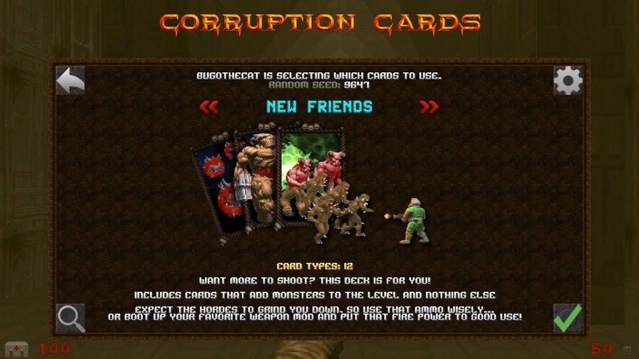Doom Mod Fun - Corruption Cards #03 (Chaos + New Friends) - YouTube