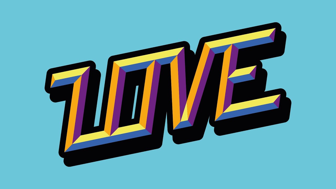 Como Hacer un Lettering Biselado - Illustrator - YouTube