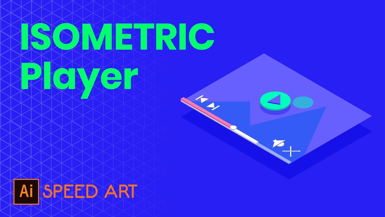 Isometric Player | Speed Art | Illustrator - YouTube
