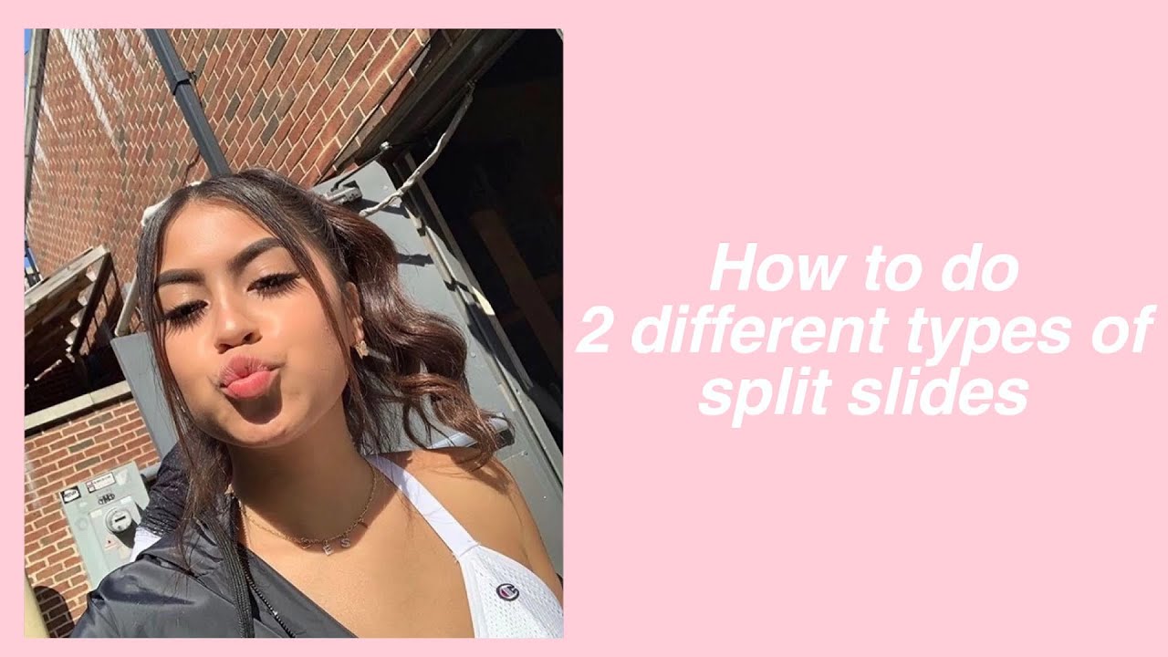 How to do 2 different types on split slides on videostar - YouTube