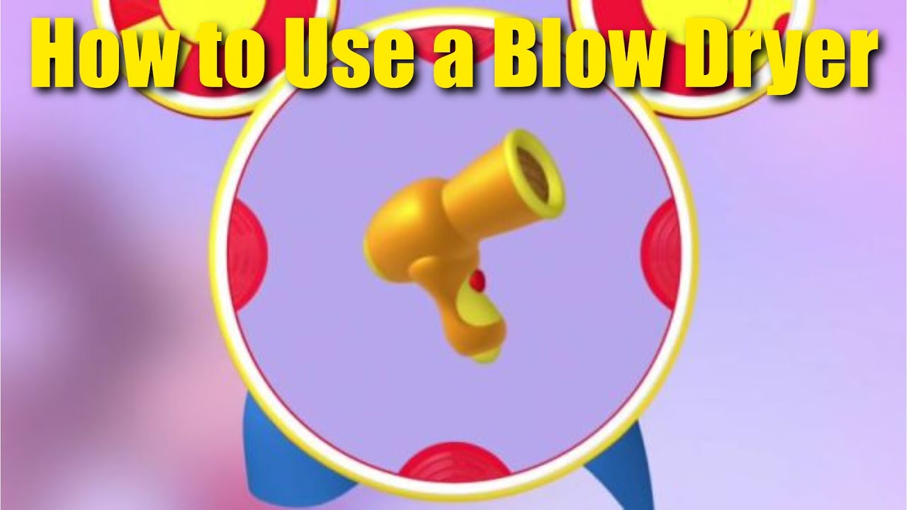 Mickey Mouse Clubhouse Time Machine - How to Use a Blow Dryer - YouTube
