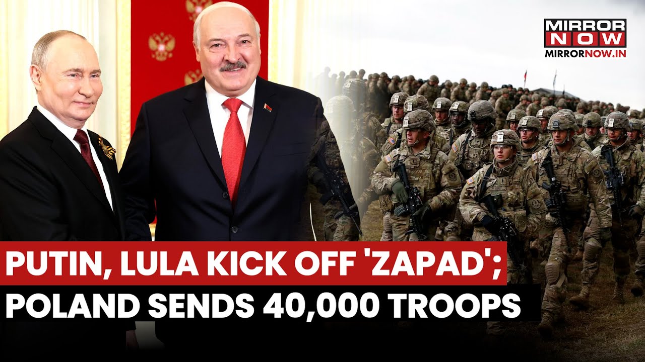 Russian Drones Cross Into Poland; 40,000 Troops Deployed Ahead of Zapad ...
