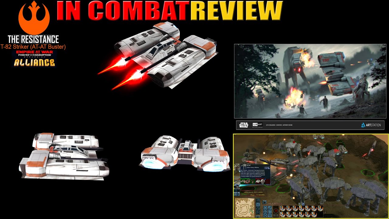 Star Wars - T82 Striker (ATAT Buster) - YouTube