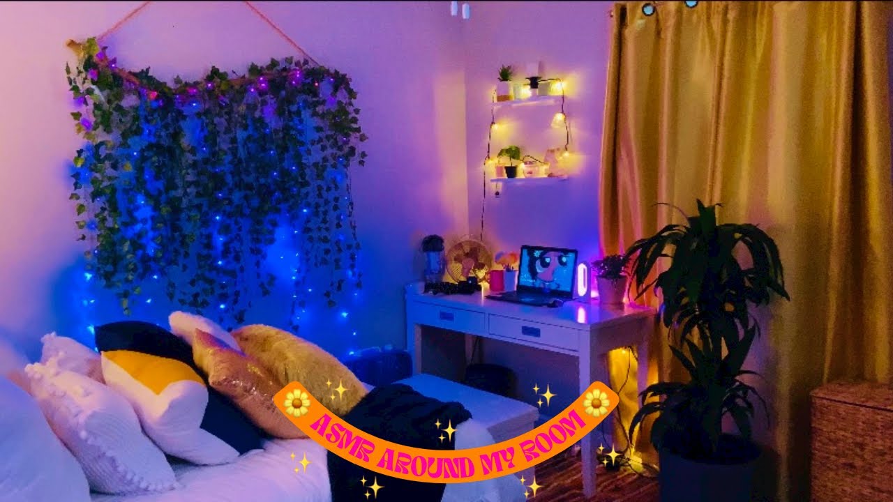 ASMR | DOING ASMR AROUND MY ROOM LOTS OF TAPPING ROOM TOUR 🖼🪴🛏 - YouTube