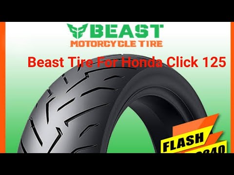Beast Tire For Honda click V3 - YouTube