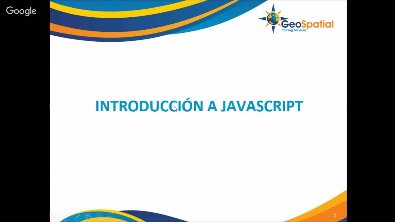 Javascript para programadores GIS - Módulo I: Variables y datos - YouTube