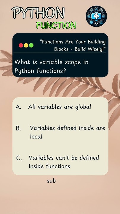 🔥 Python Functions Quiz 99% FAIL! (Are You in the 1%?) - 8 - YouTube