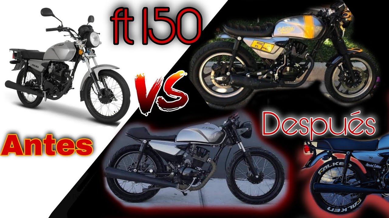🔥Italika ft 150 grafito MODIFICADAS A CAFE RACE SÚPER INCREÍBLES 🤩 ...