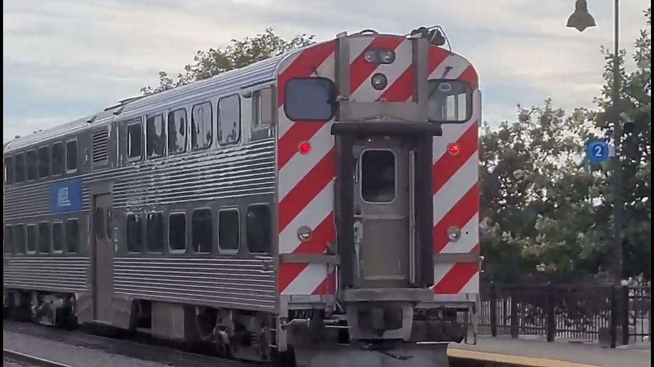 Railfanning the Metra RI Evening Rush Hour at Tinley-80th - YouTube