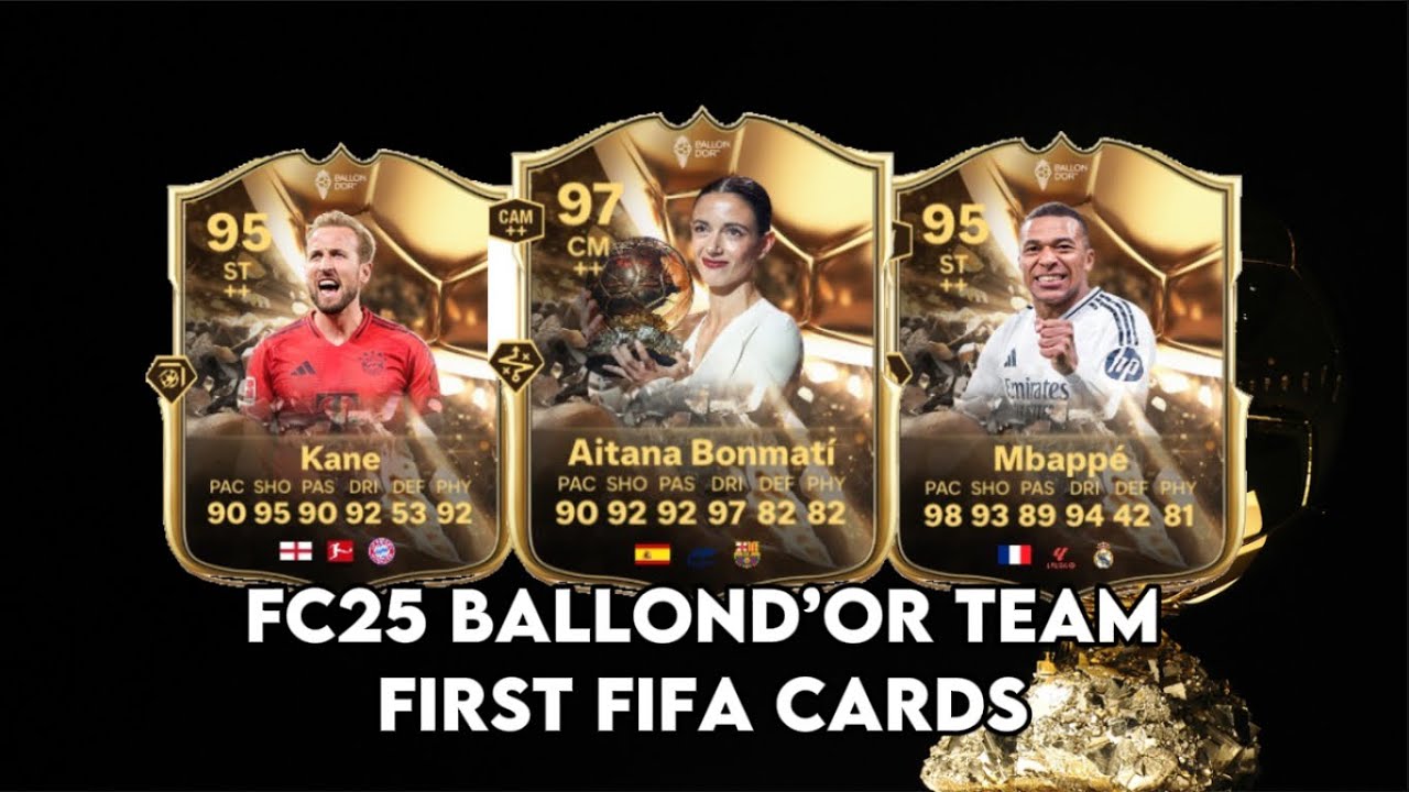 FC25 Ballon d’or Team First FIFA Cards 👀🔥 (EAFC25) - YouTube