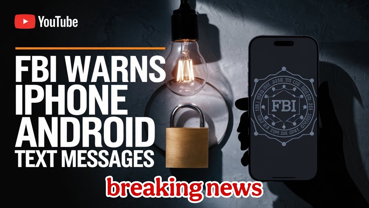FBI Warns: Are Your Text Messages Safe on iPhones and Androids? - YouTube