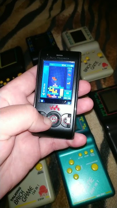 Sony Ericsson w595 Walkman. Tetris. Java. Game. - YouTube