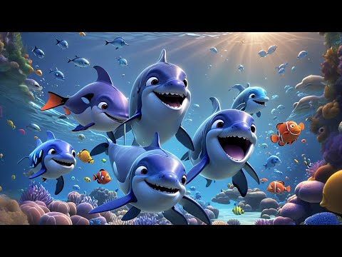 Seven Dancing Dolphins Jump for Joy | Counting and Action Song for Kids |   and Educational Songs