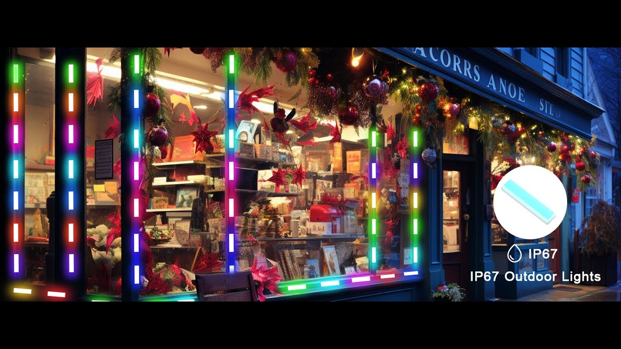 9923 Storefront LED lights - YouTube