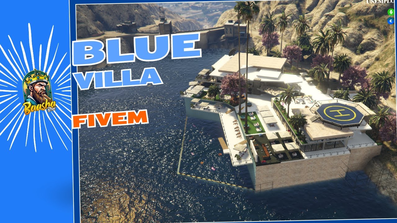 Fivem Blue Villa (Beautiful Location) - Fivem MLO/Custom Fivem Mlo ...