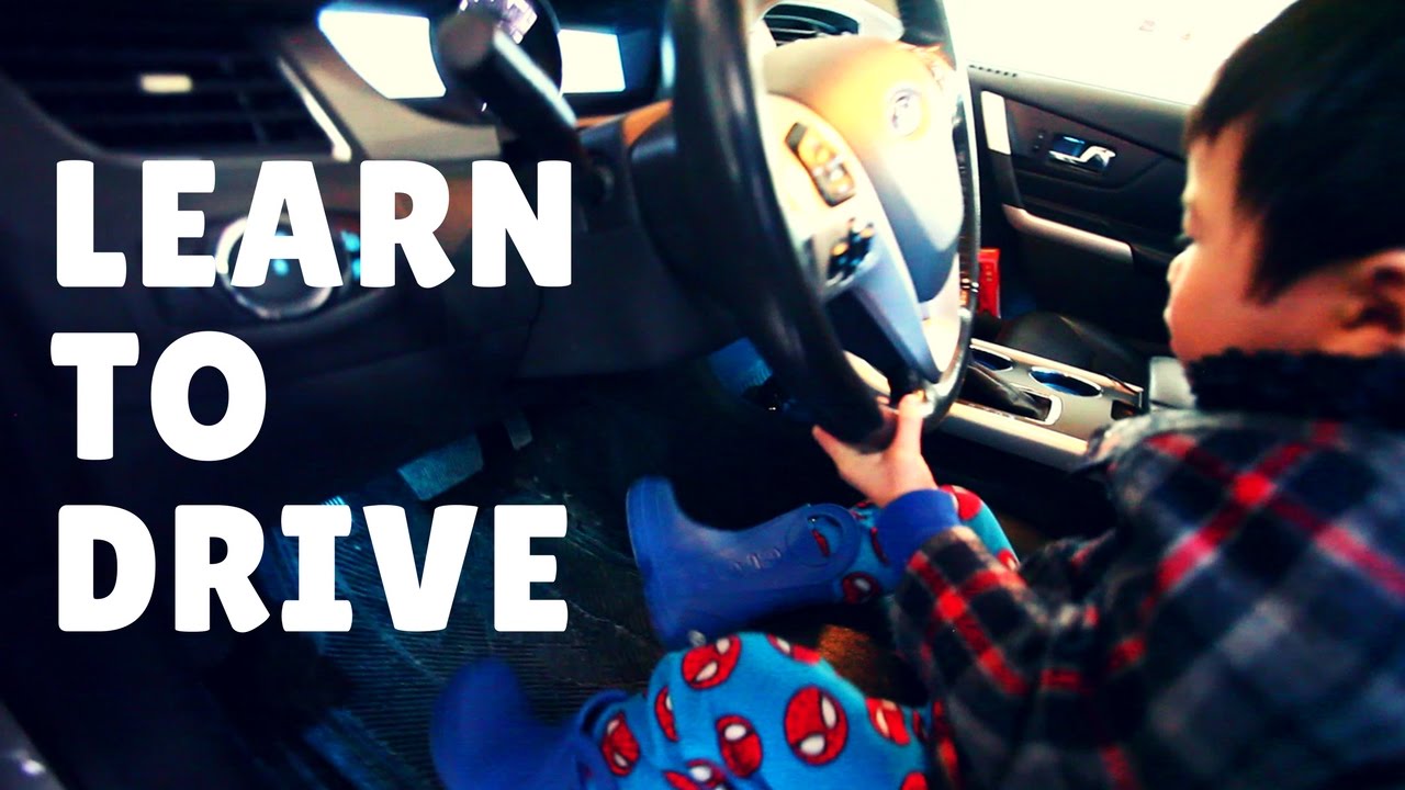 KID LEARNS to DRIVE! - YouTube