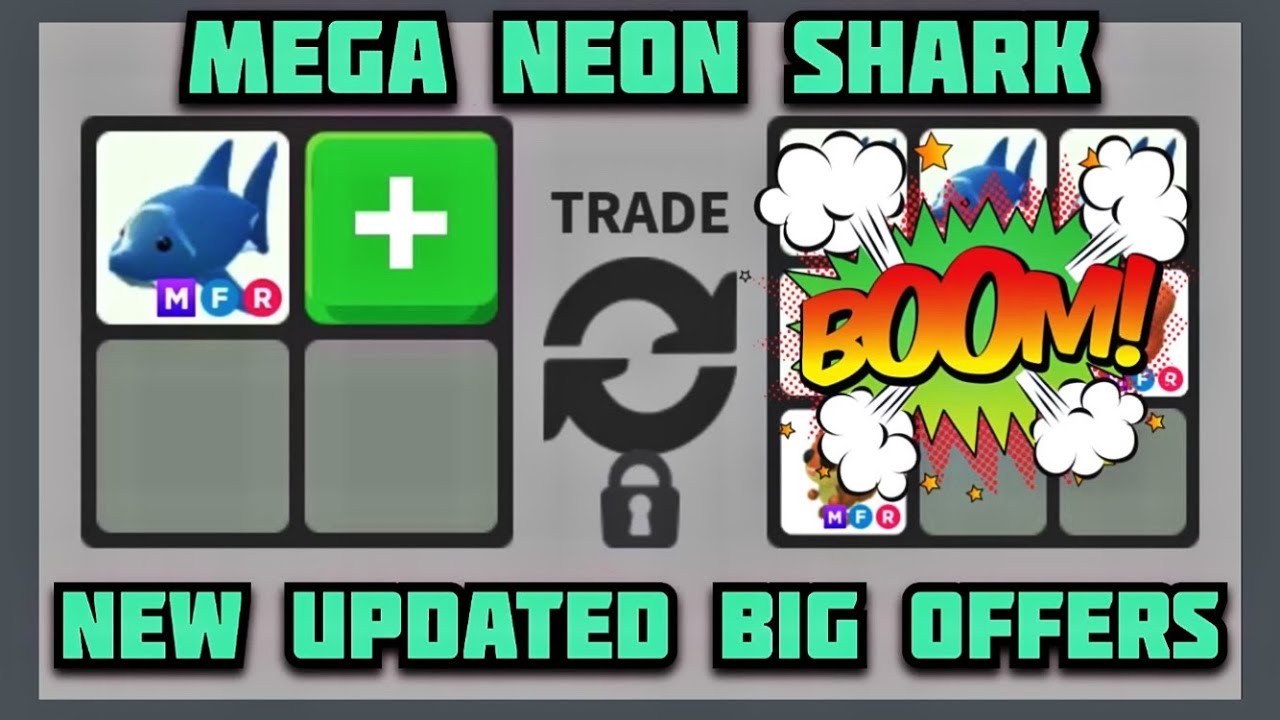 BEST 32 LATEST OFFERS FOR MEGA SHARK in Rich Servers Adopt me Roblox ...