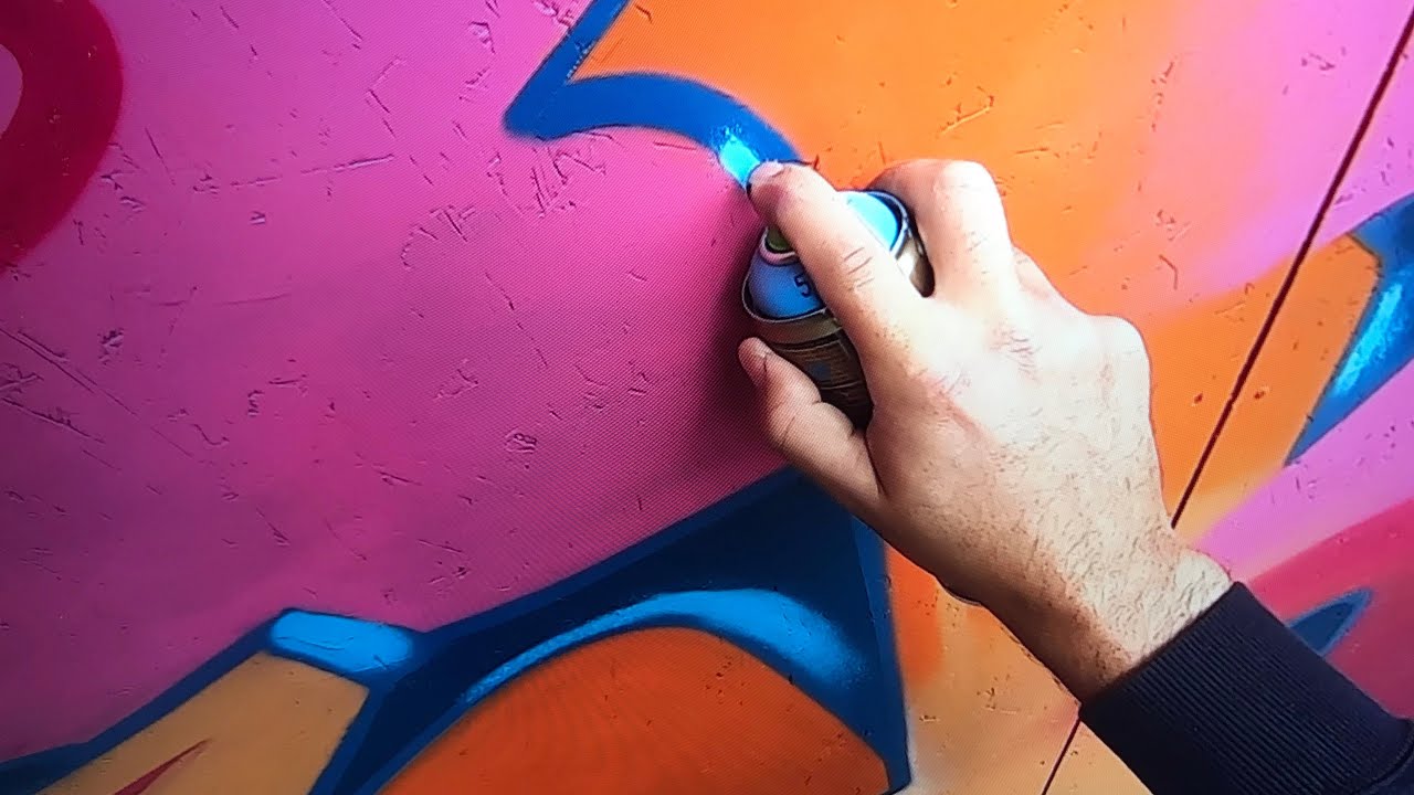 Raw graffiti Theron (my fresh Garden wall!) - YouTube