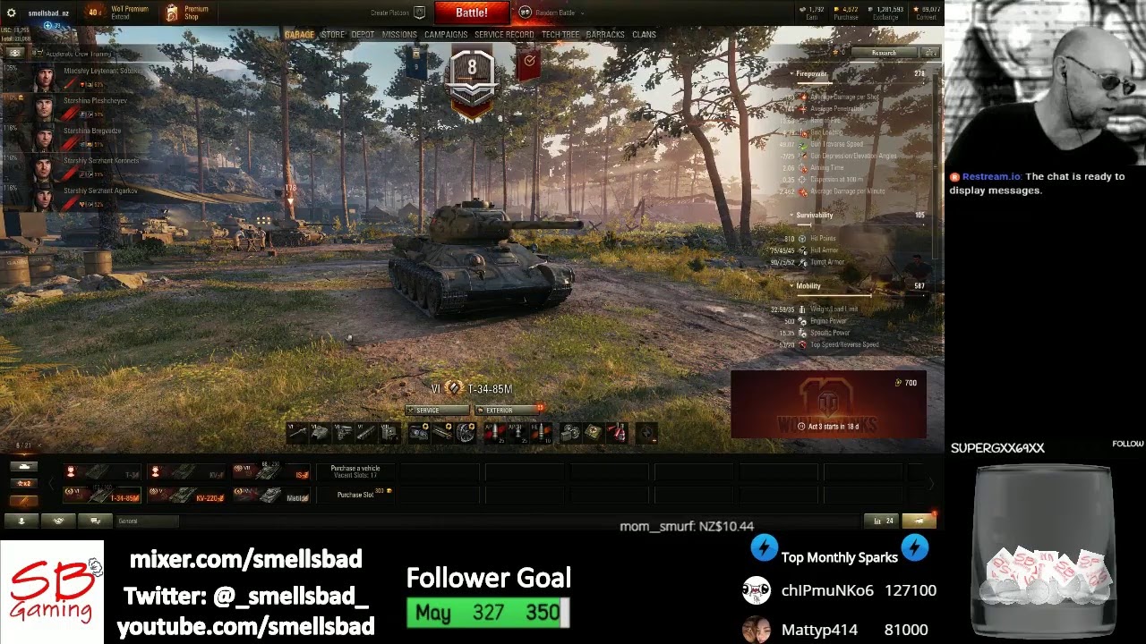 Just Chilling Here in NZ. Come say hello. Playing Tanks! - YouTube