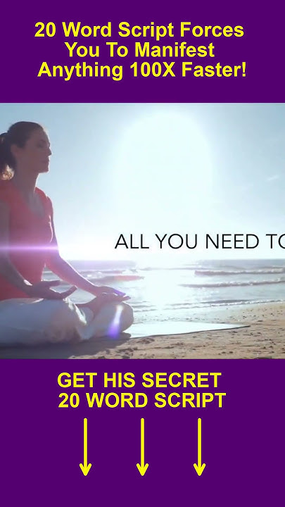 20-Word Script That Skyrockets Your Manifestation by 100X! #unlockyourpotential #personalgrowth ...