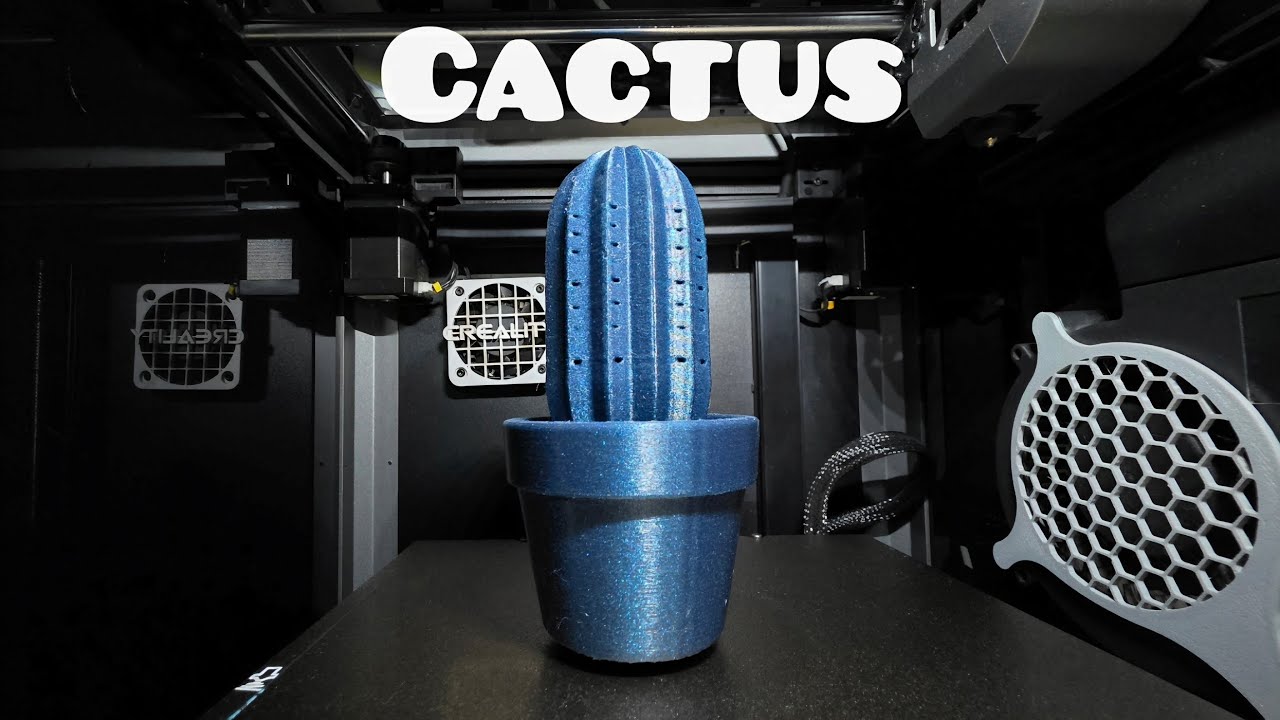 3D Printing a Cactus on the CrealityK1 - YouTube
