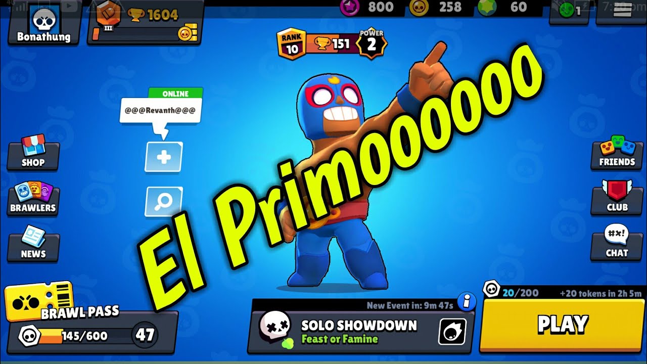 El Primo Gameplay|how to use El primo**Brawl Stars** - YouTube