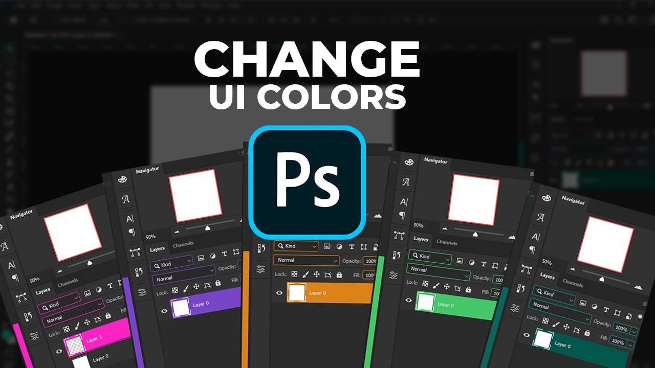 Best way to CUSTOMIZE Photoshop Interface Colors😱| Change Photoshop UI ...