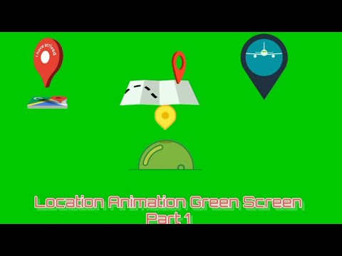 Location Animation Green Screen Free // Green Screen Animasi Lokasi No ...