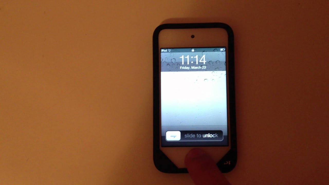 Apple iPod touch 4G - Faulty Home button - YouTube