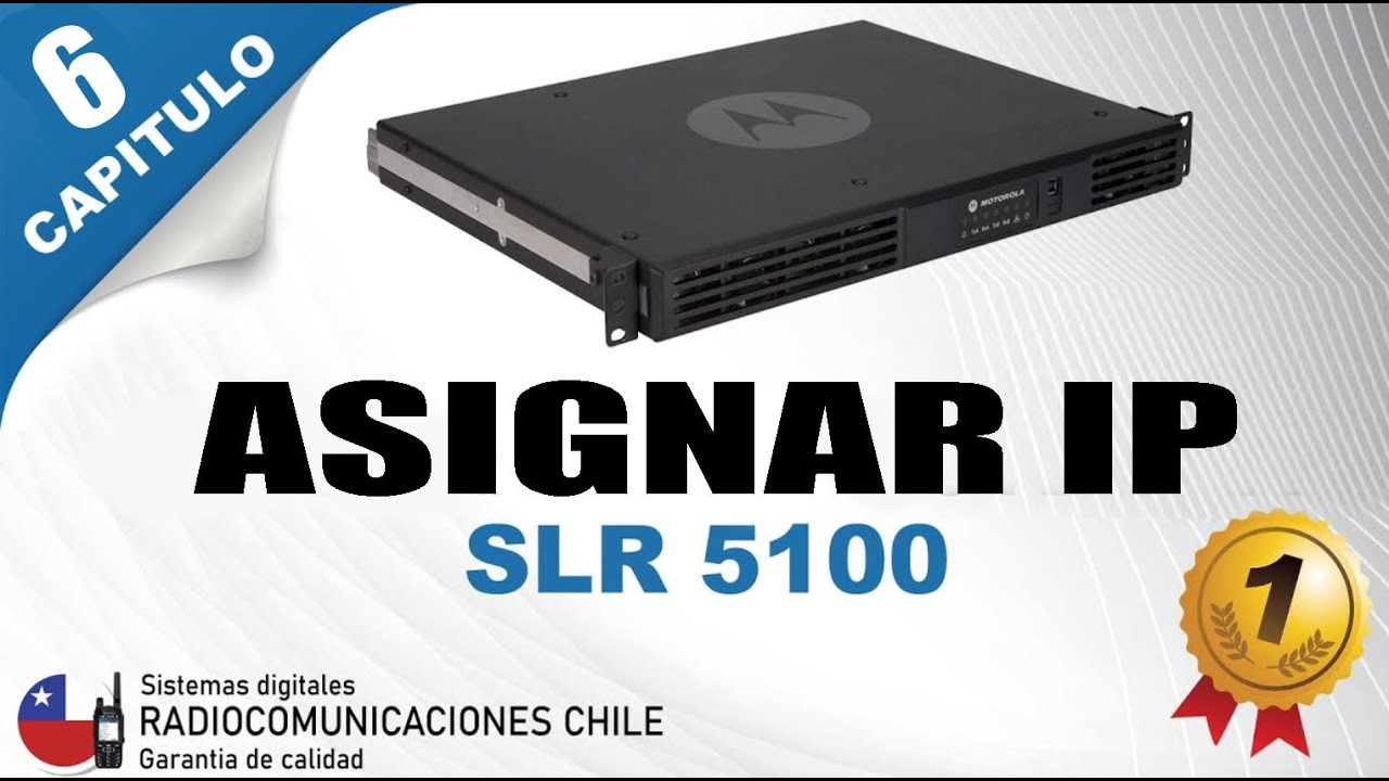 REPETIDOR SLR5100 | ASIGNAR IP A REPETIDOR MOTOROLA | Bien Explicado ...