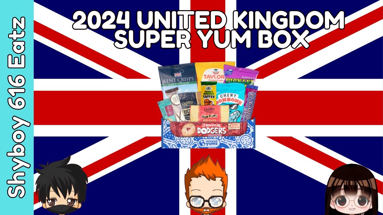Can The UK Snack? (Universal Yums June 2024 UK Super Yum Box) - YouTube