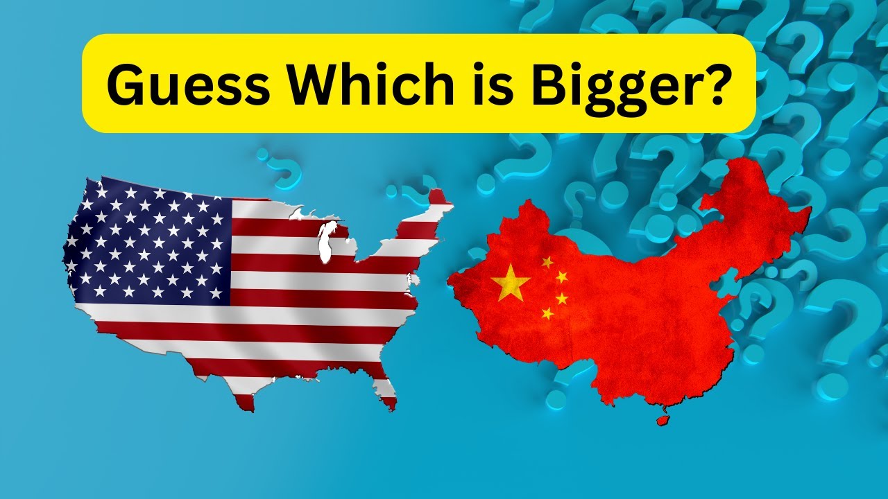 Guess Which Country is Bigger | Country Quiz Challenge - YouTube