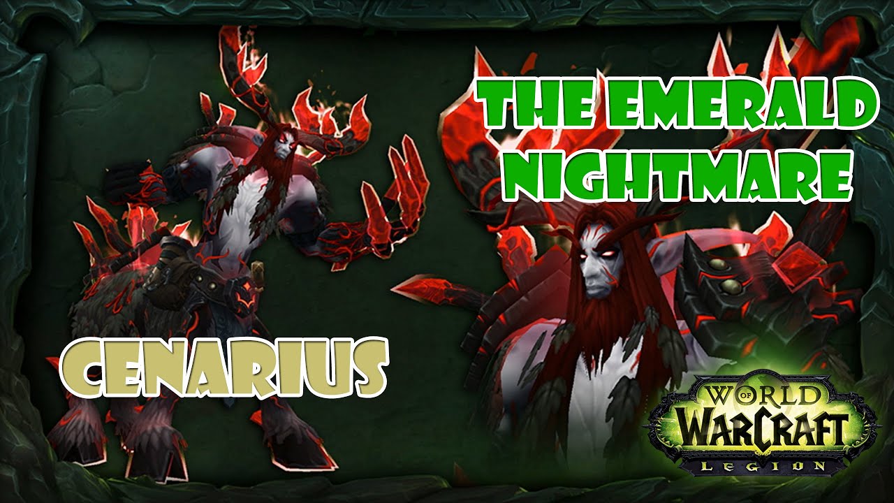 [The Emerald Nightmare Raid] Cenarius (Normal) - YouTube
