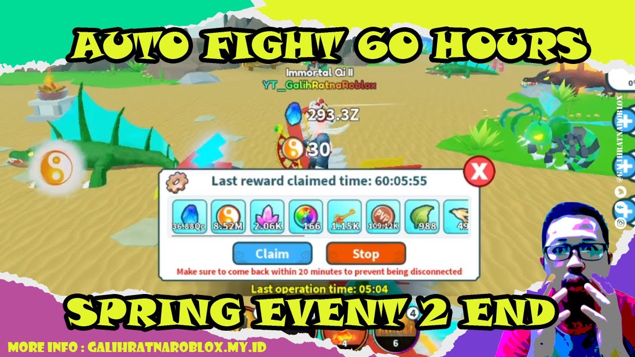 CLAIM AUTO FIGHT REWARD FOR 60 HOURS 7 SPRING EVENT 2 END - WEAPON ...