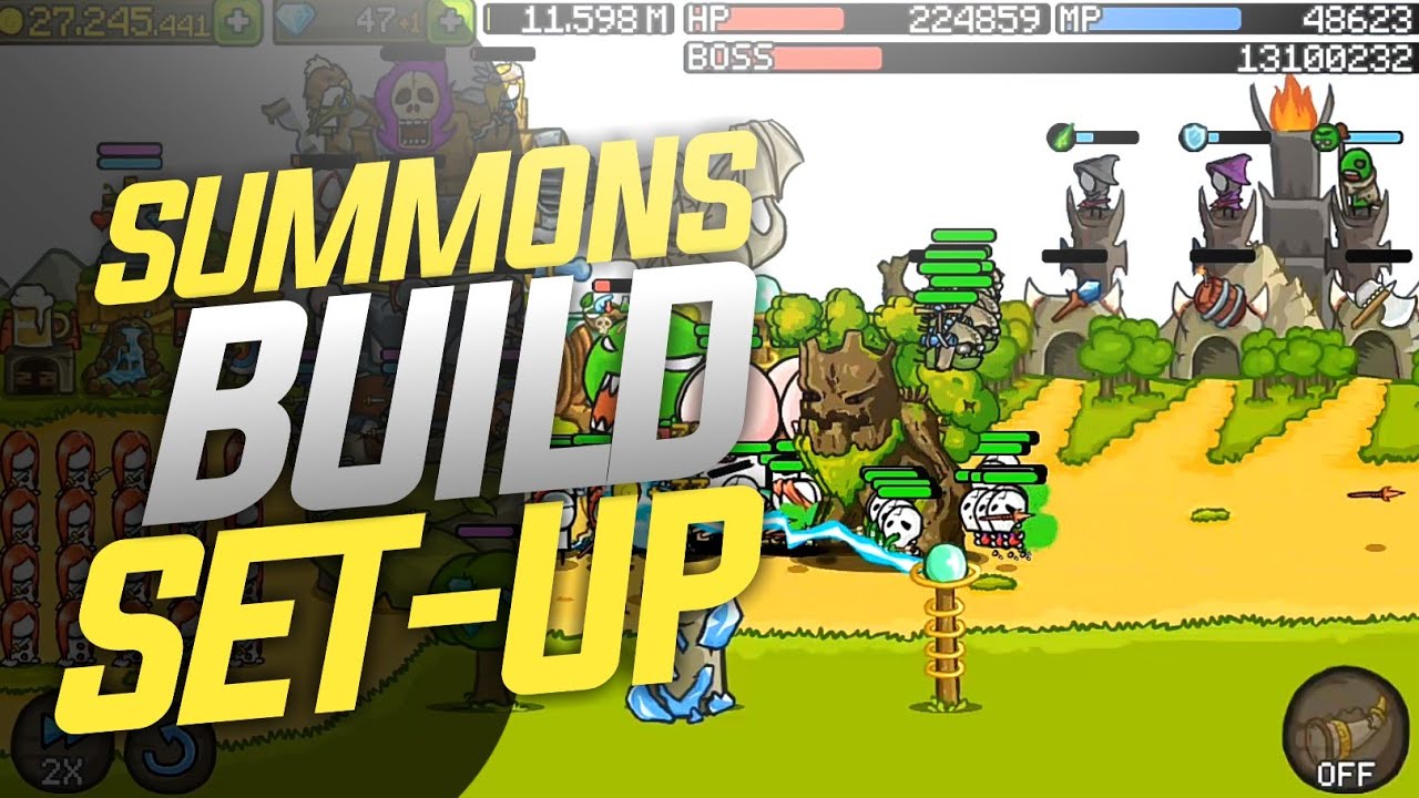 Grow Castle - Setting-Up A New Summons Build - YouTube