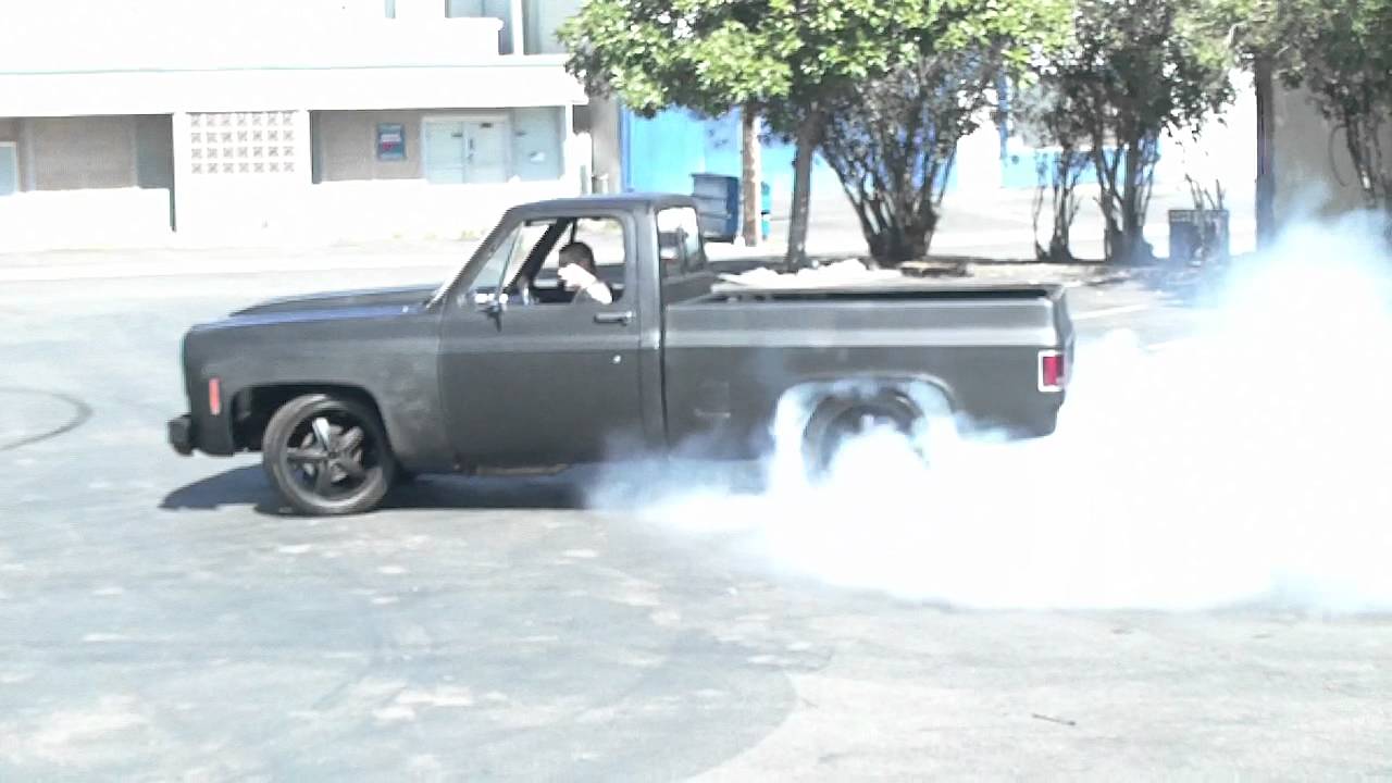 1974 Chevy C10 Burnout / 327 / Aluminum heads / 12 bolt / TH350 - YouTube