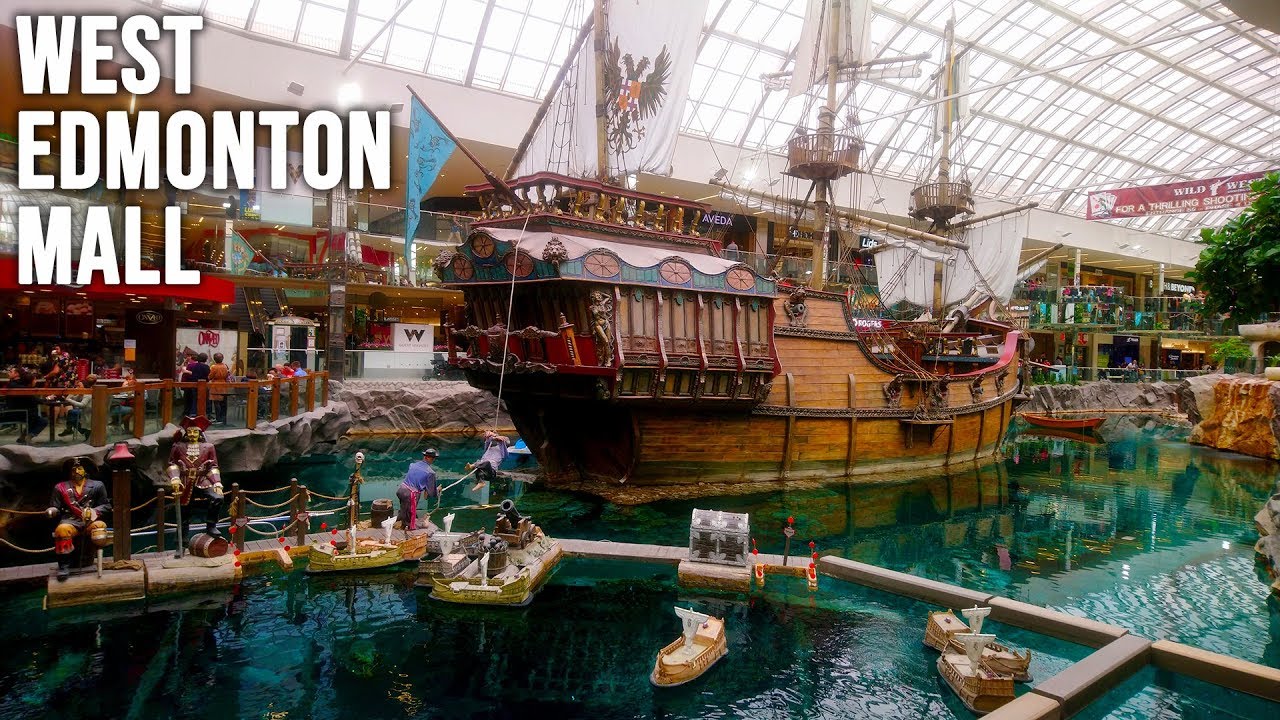 West Edmonton Mall The Largest Mall in North America - YouTube