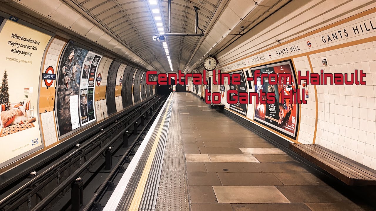 Ride on the Central line from Hainault to Gants Hill - YouTube