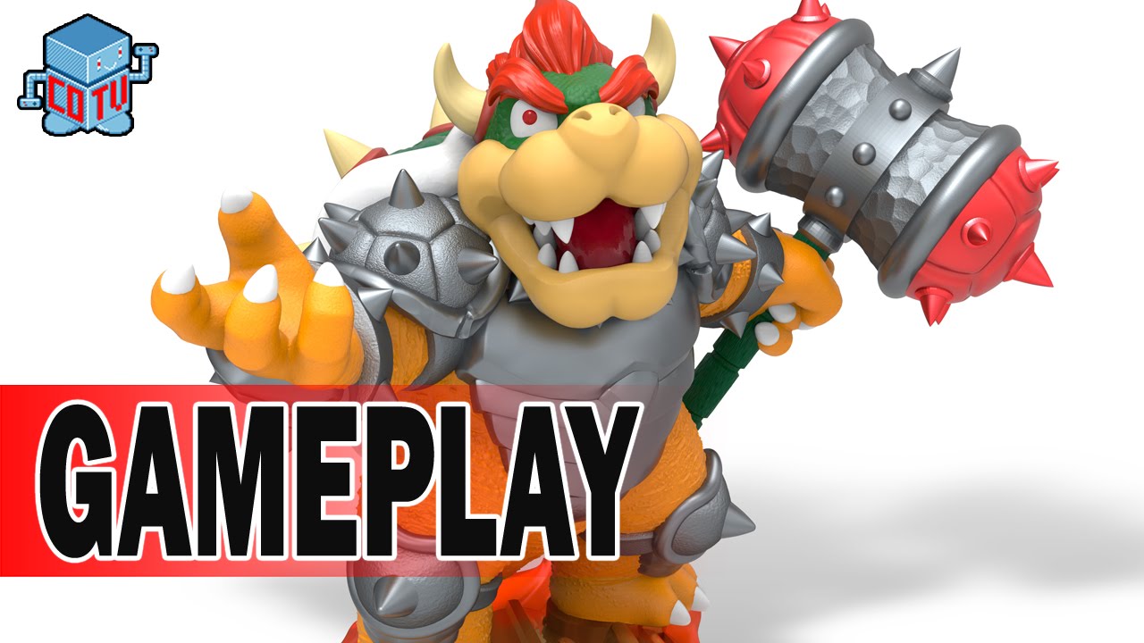 Skylanders SuperChargers Hammer Slam BOWSER Gameplay E3 2015 - YouTube