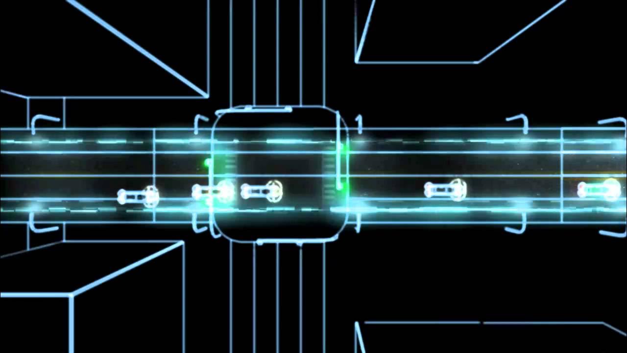 TRON Legacy Intro Test - YouTube